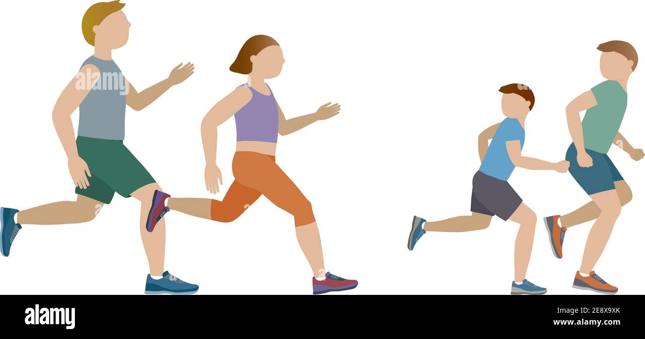 Group of people playing catch - illustration Stock Vector Image & Art ...