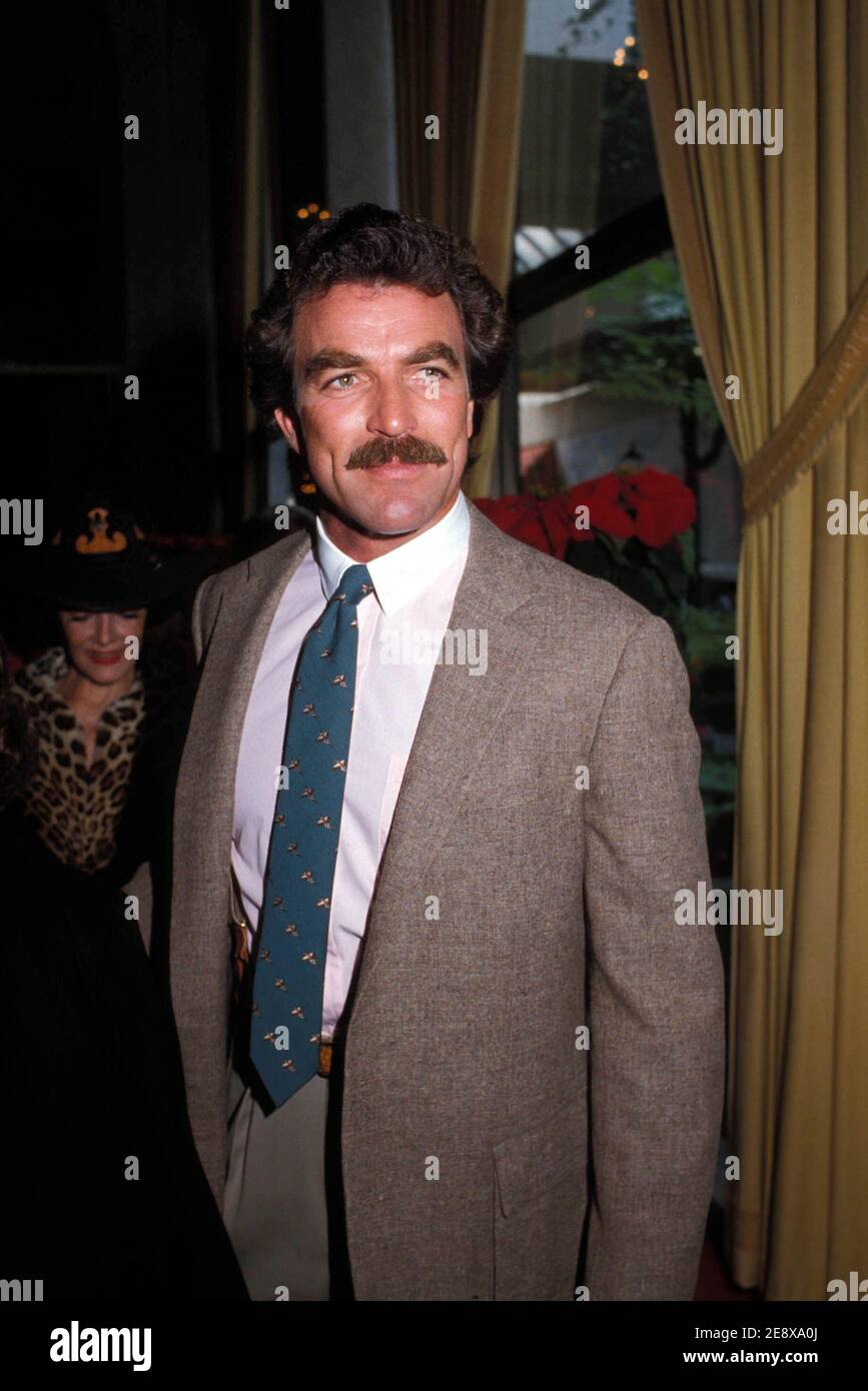 Tom Selleck 1983 Credit: Ralph Dominguez/MediaPunch Stock Photo - Alamy