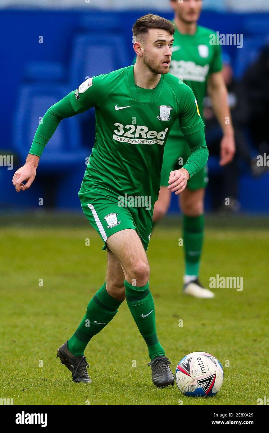 Preston North End's Ben Whiteman during the Sky Bet Championship match ...