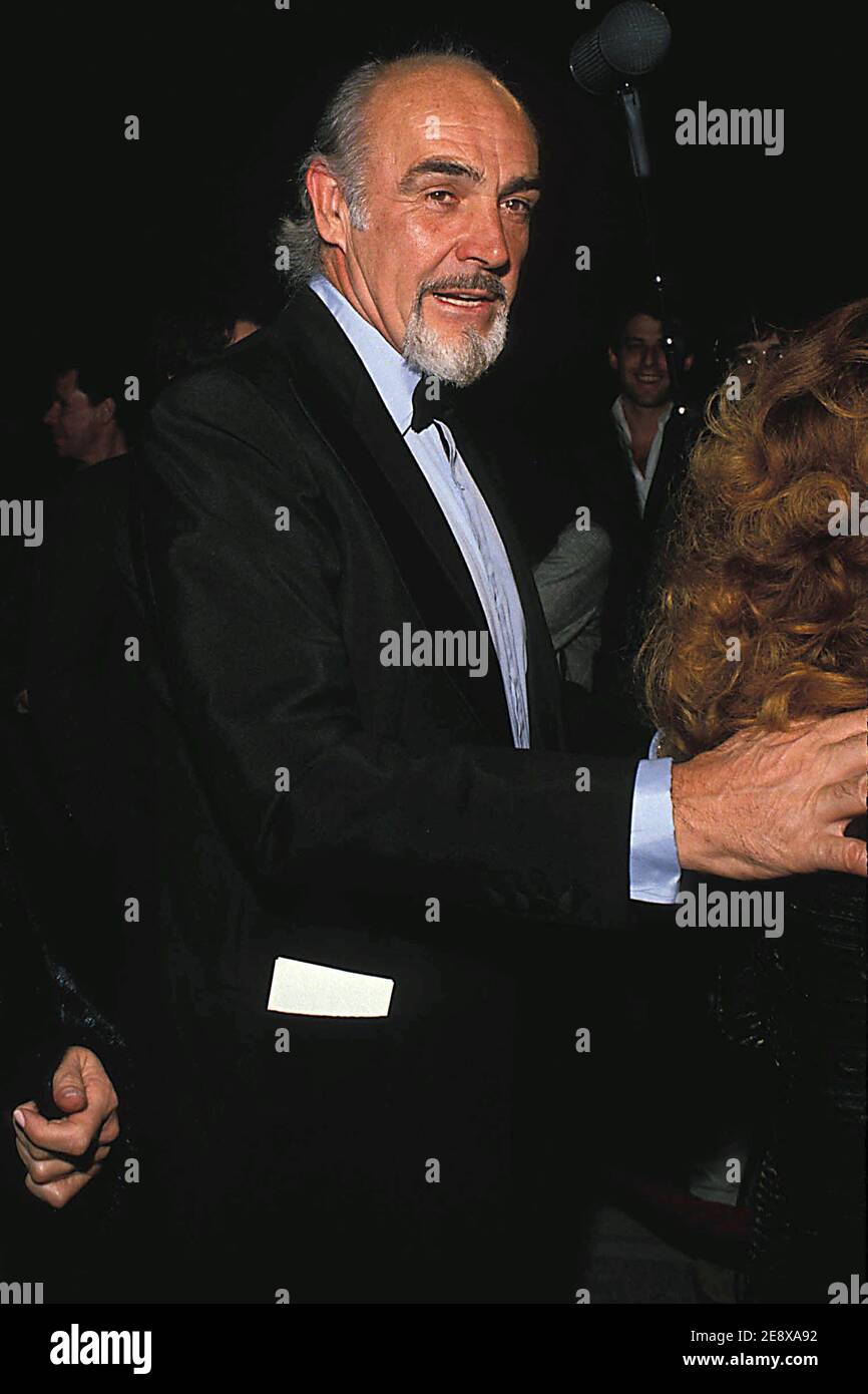Sean Connery 1989 Credit: Ralph Dominguez/MediaPunch Stock Photo - Alamy