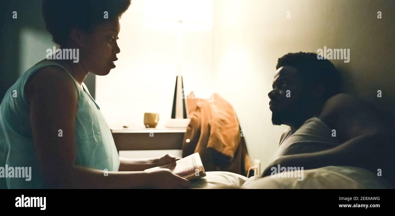 USA. Daniel Kaluuya and Dominique Fishback in a scene from the ©Warner ...