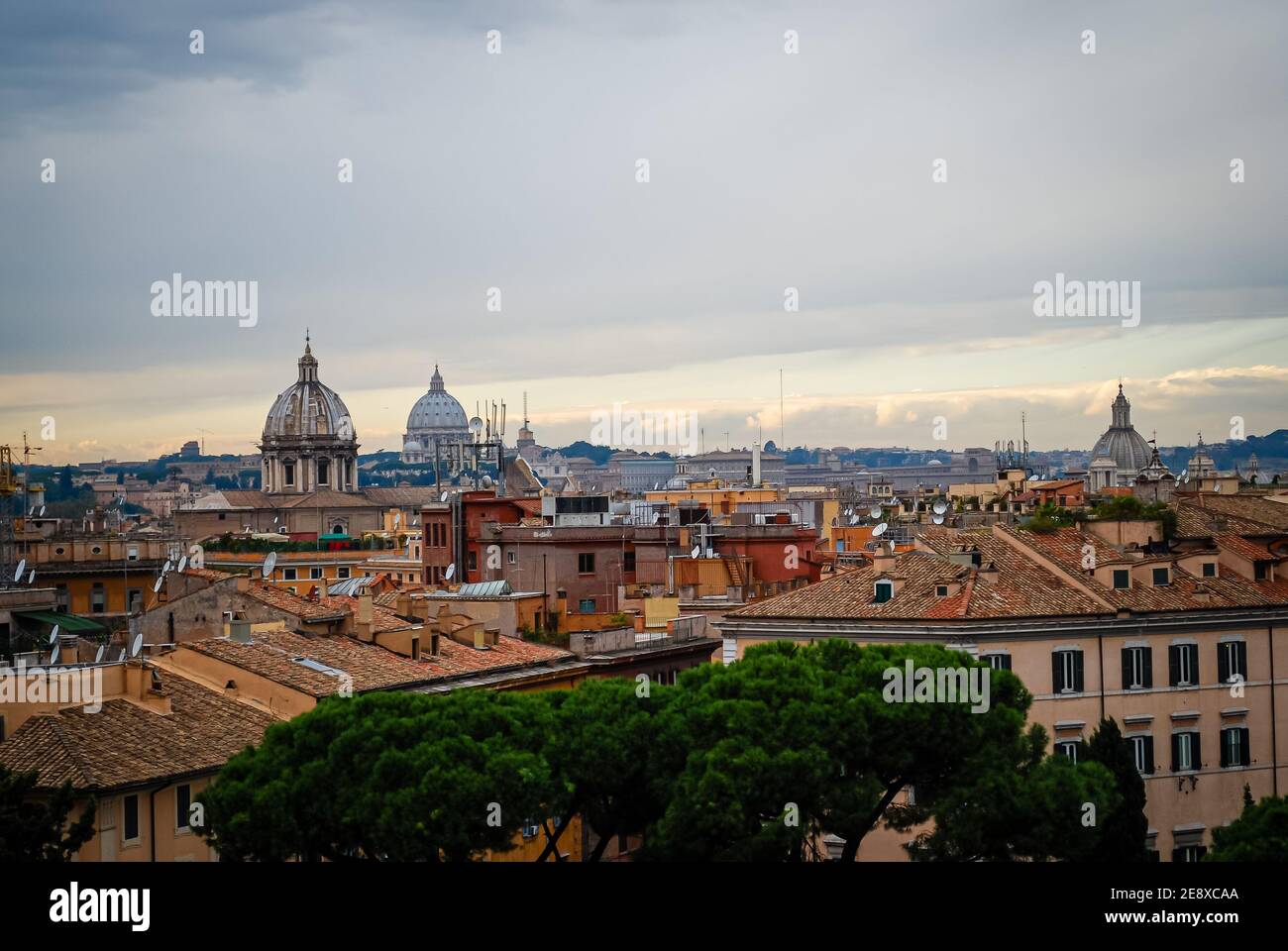 The View across Rome, Italy Stock Photo - Alamy