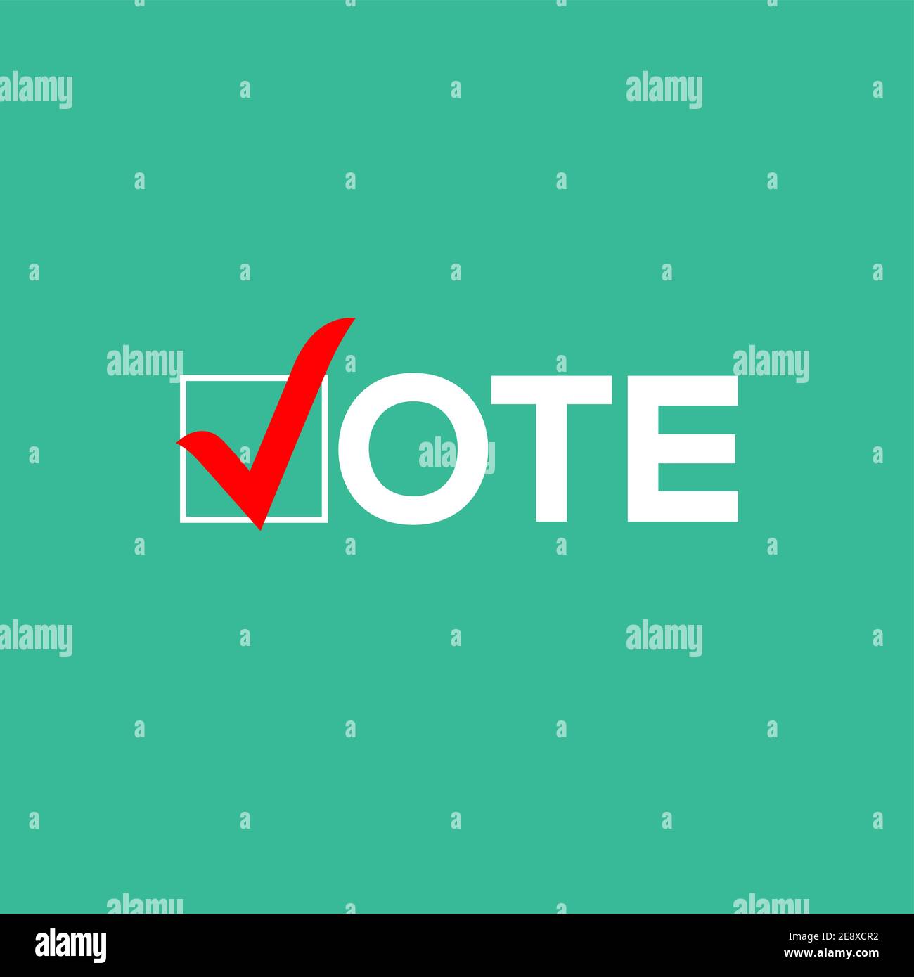Vote vector icon election sign. Vote check logo campaign symbol design ...