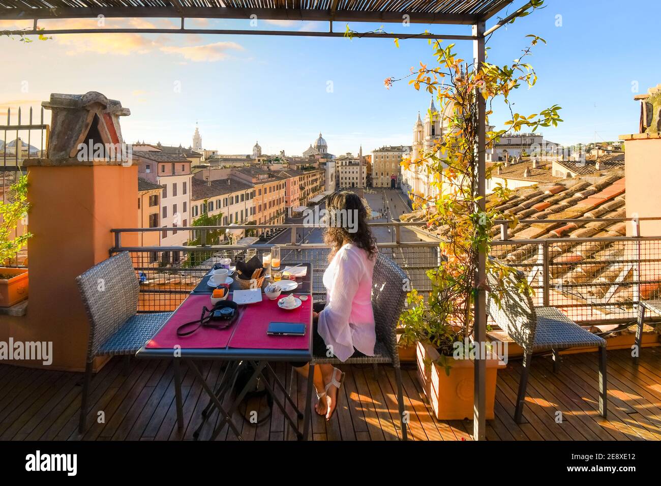 Rome rooftop bar hi-res stock photography and images - Alamy