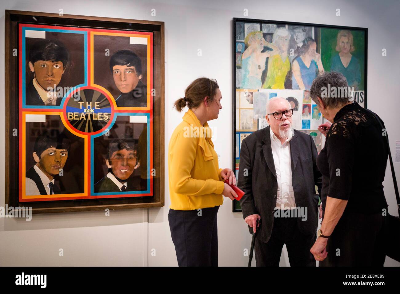 British artist sir peter blake hi-res stock photography and images - Alamy