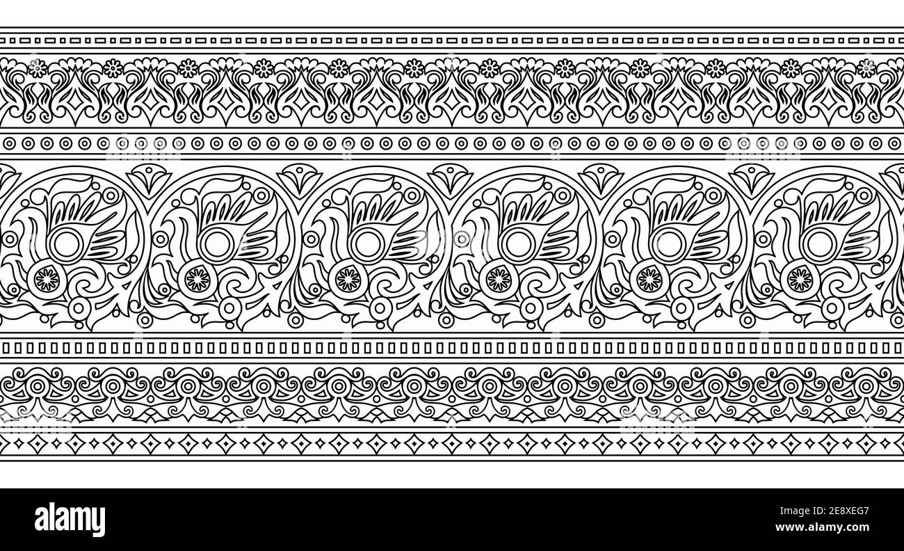 Vector ethnic hand drawn ornamental background Stock Vector Image & Art ...