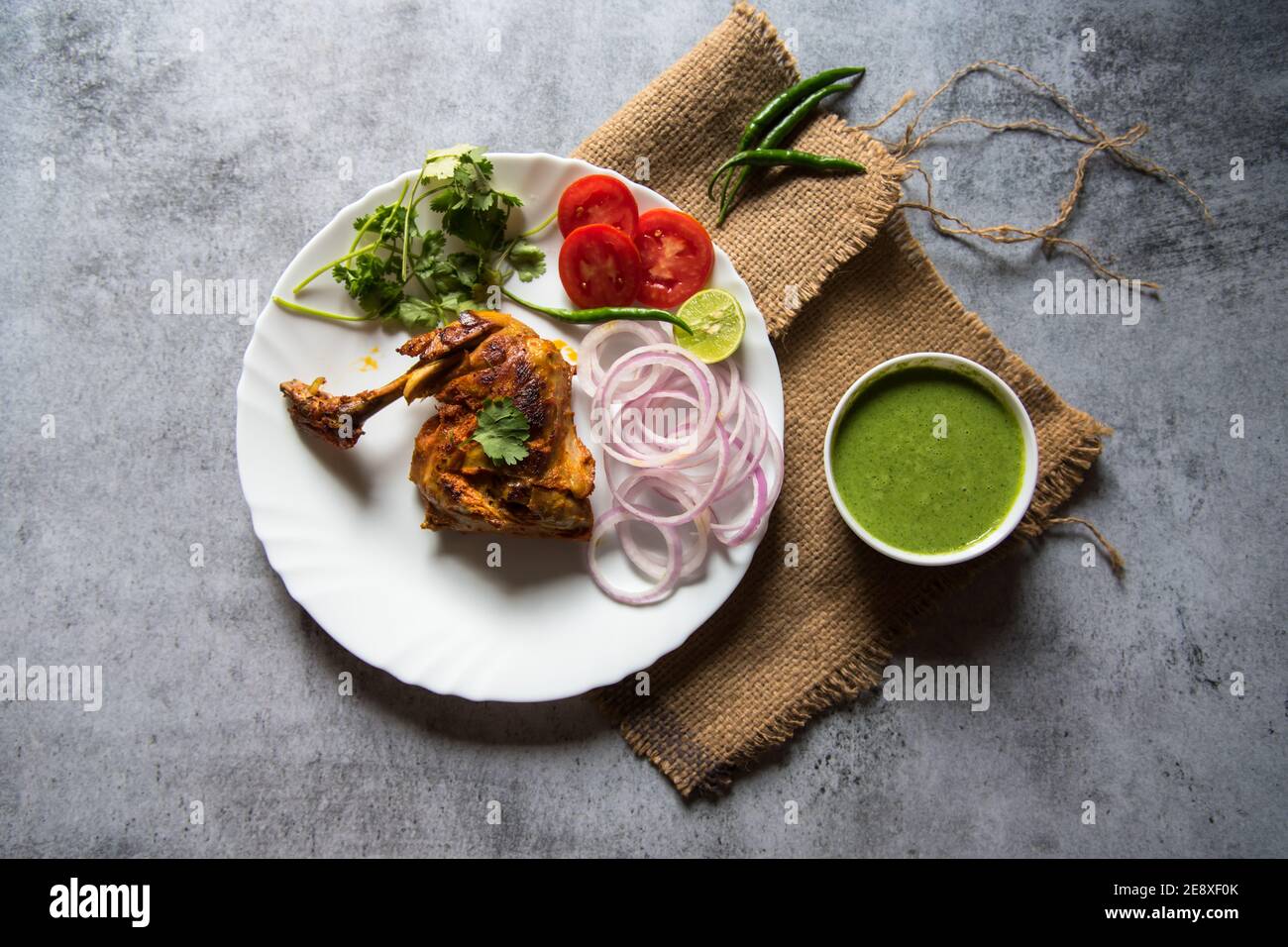 Indian food plate hi-res stock photography and images - Alamy