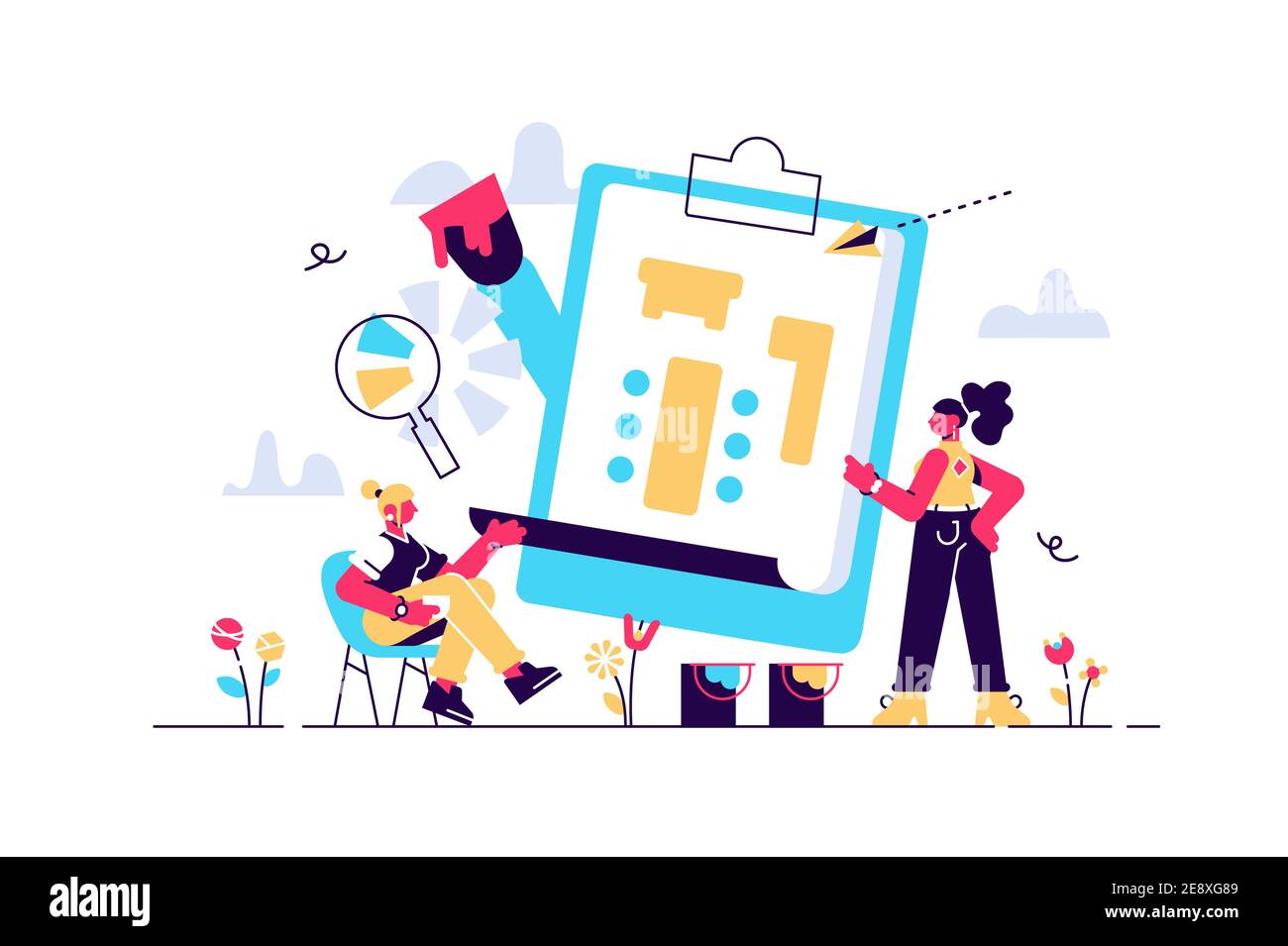 Home decor planning Stock Vector Images - Alamy