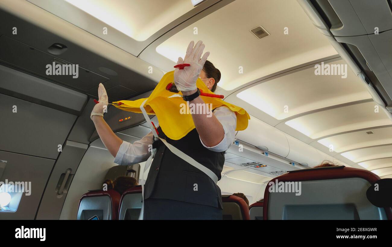 Stewardess airline hi-res stock photography and images - Alamy