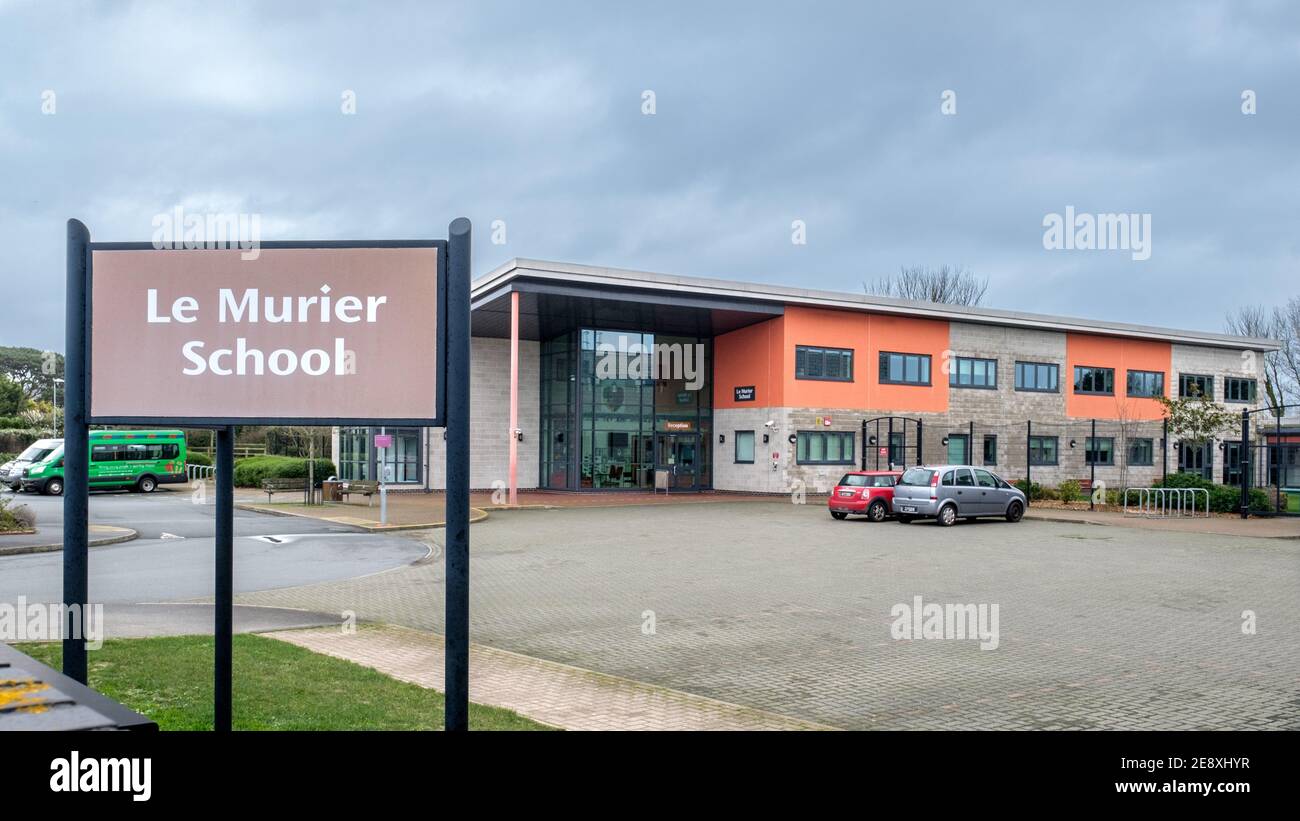 Le Murier School, Guernsey Stock Photo - Alamy