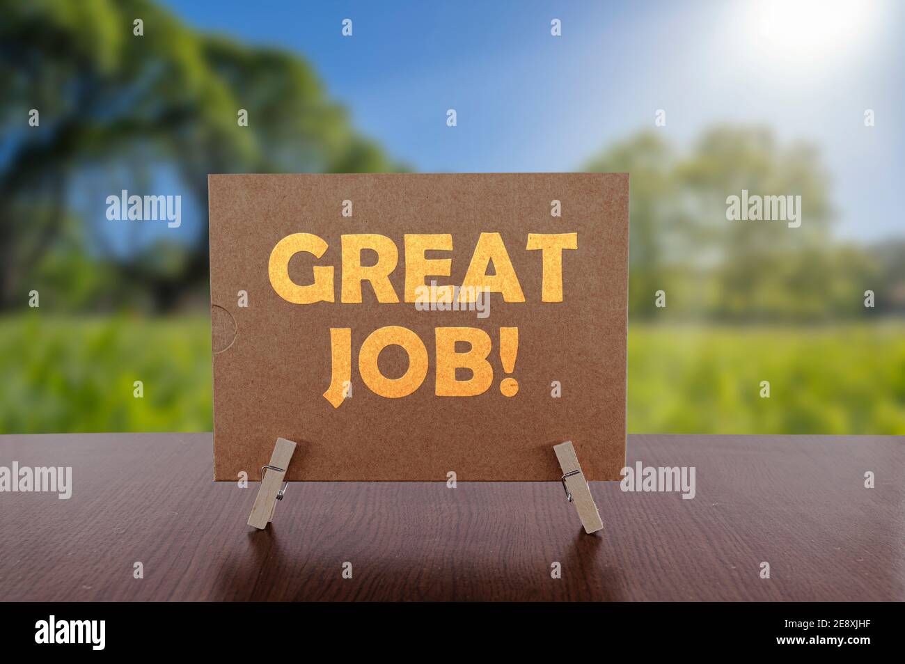 Well done card hi-res stock photography and images - Alamy