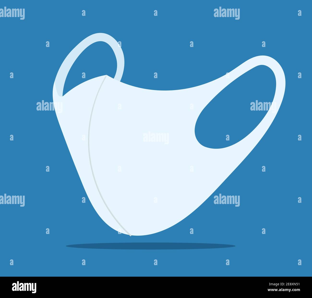 Facemask vector mockup icon. Black face mask ppe anti dust mask shape ...