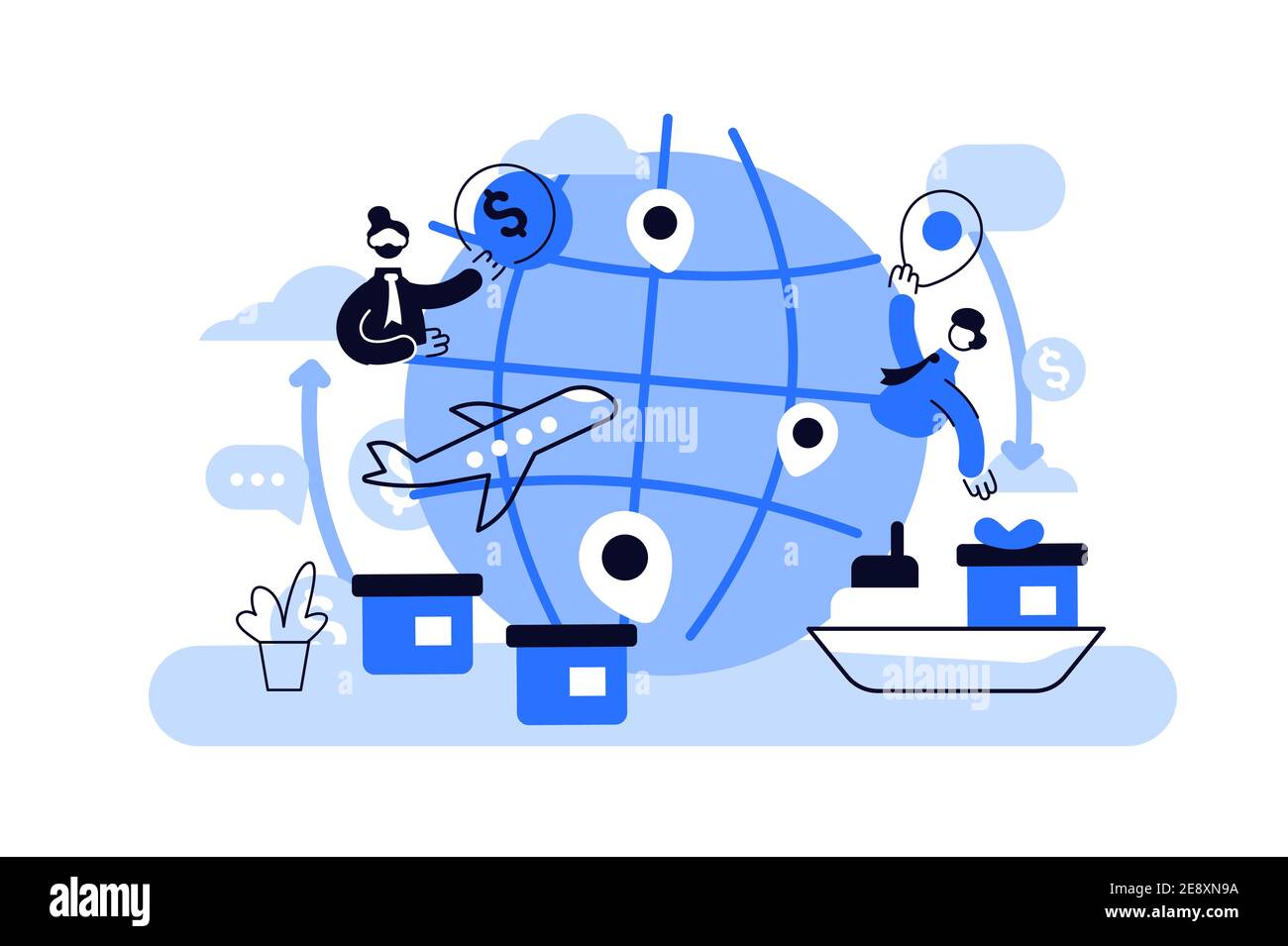 Commercial links Stock Vector Images - Alamy