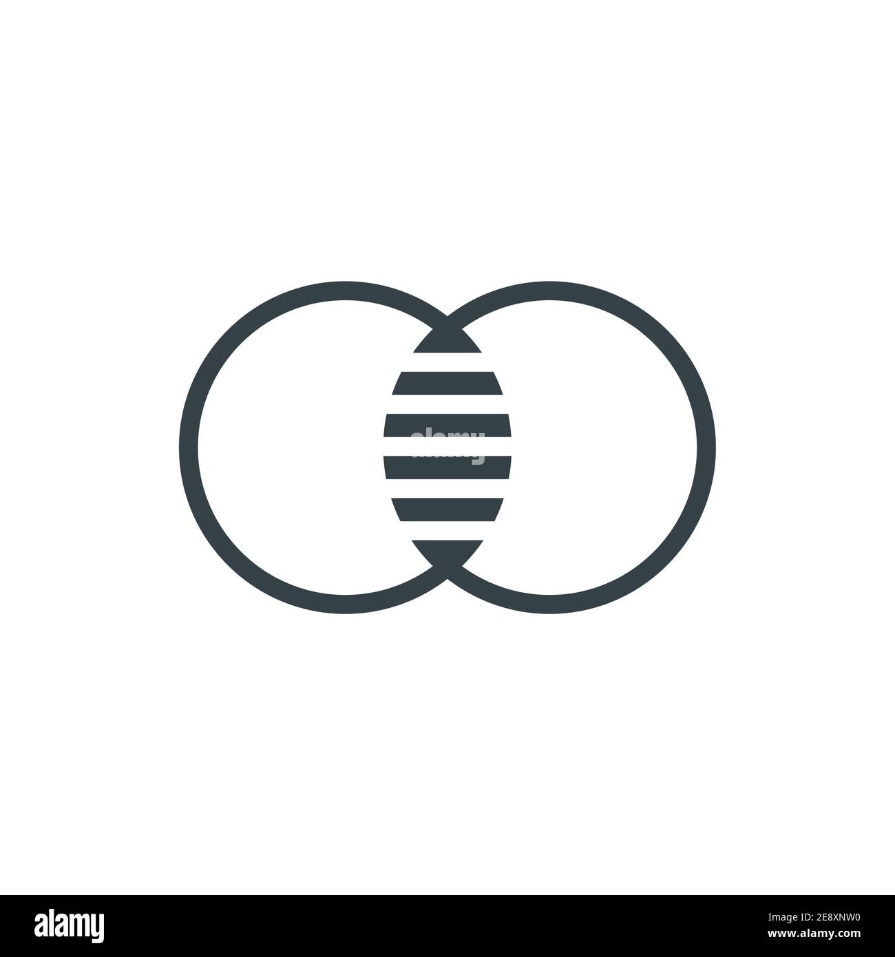 Merge icon, combine line thin consolidate concept. Absorption merger ... Merge icon, combine line thin consolidate concept. Absorption merger ...