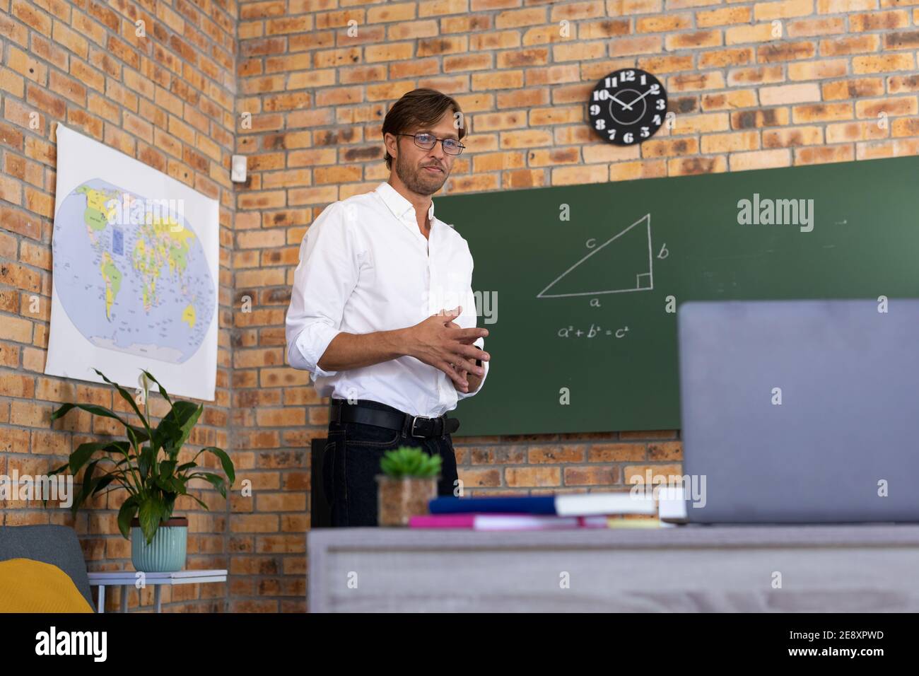 Maths teacher hi-res stock photography and images - Alamy