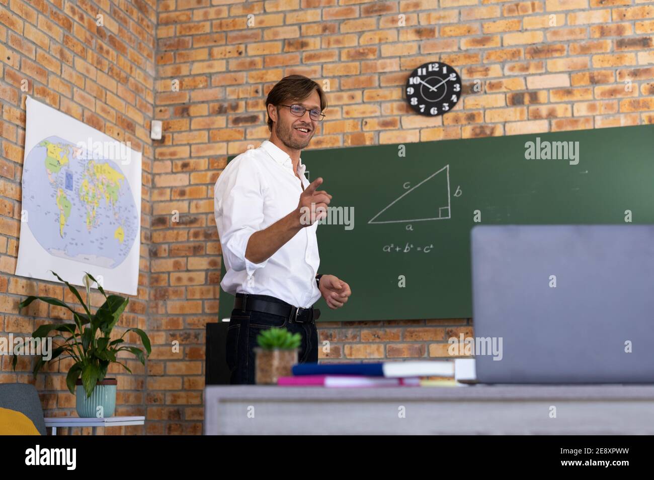 Maths teacher hi-res stock photography and images - Alamy