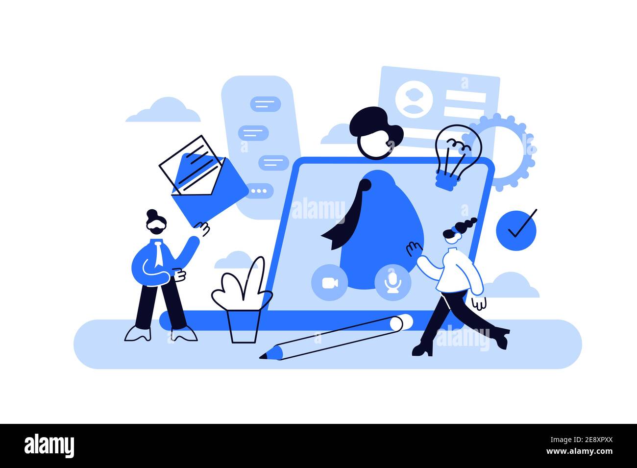 Platform staff Stock Vector Images - Alamy