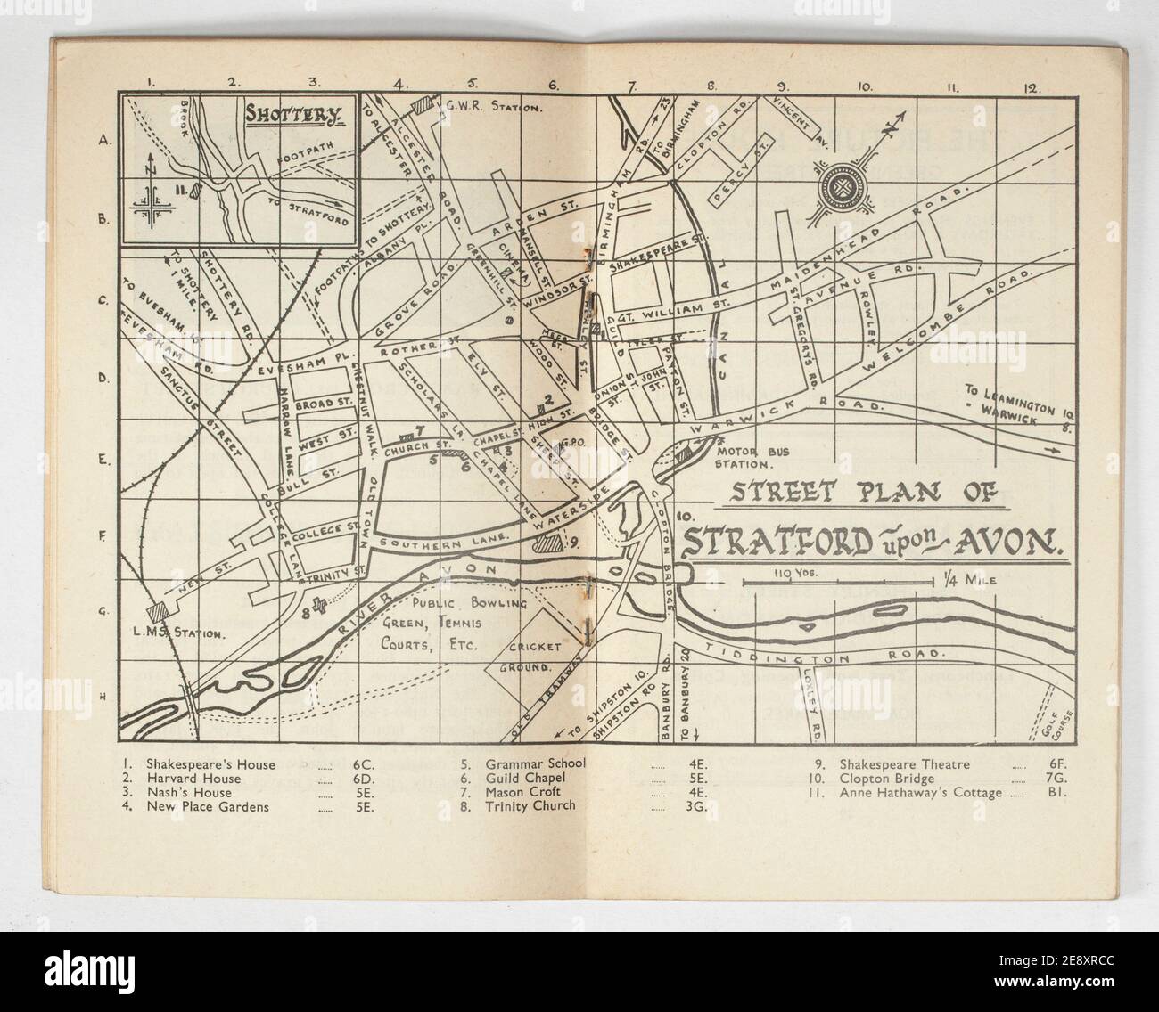 Map of straford hi-res stock photography and images - Alamy