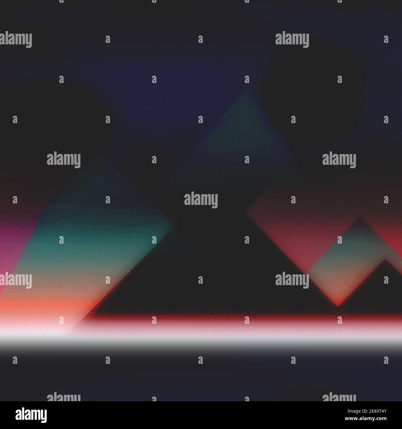 80s pyramid retro background hi-res stock photography and images - Alamy