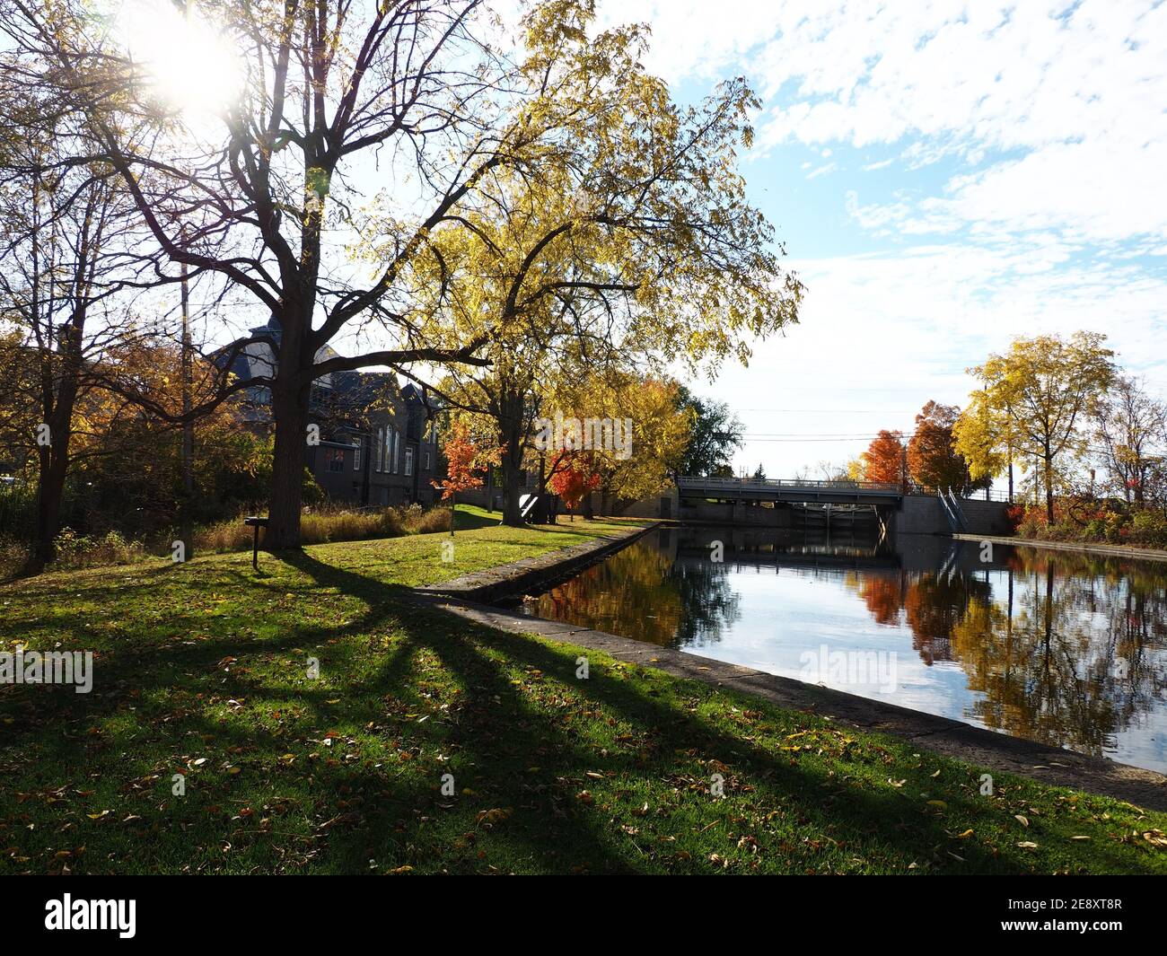 Merrickville Locks in Autumn Stock Photo - Alamy