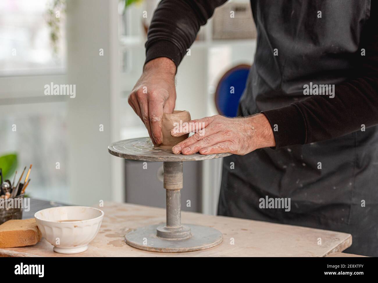 Brush and wheel sculpture hi-res stock photography and images - Alamy