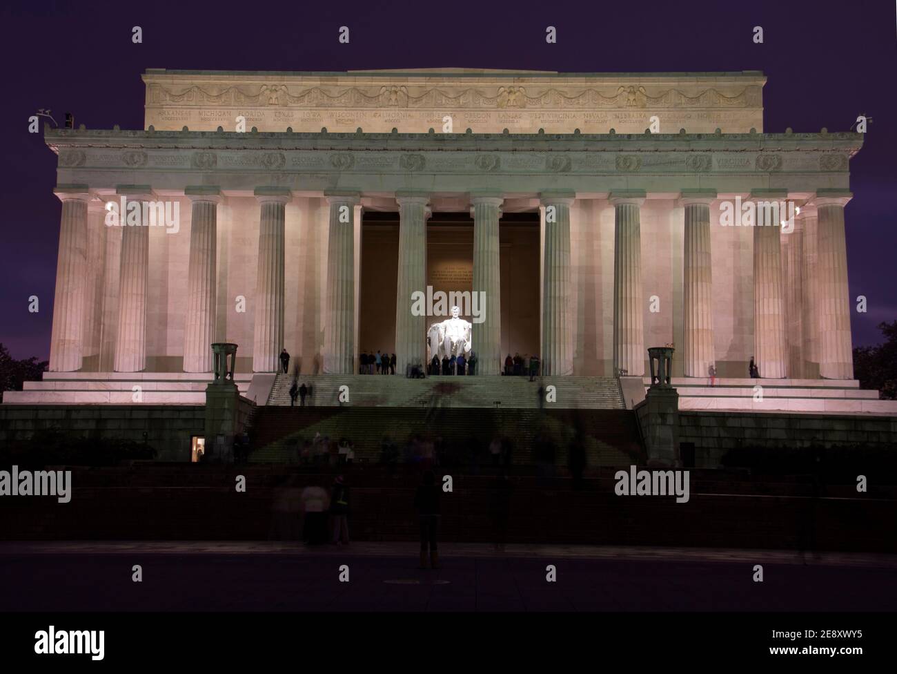Abraham Lincoln Memorial in Washington DC USA Stock Photo - Alamy