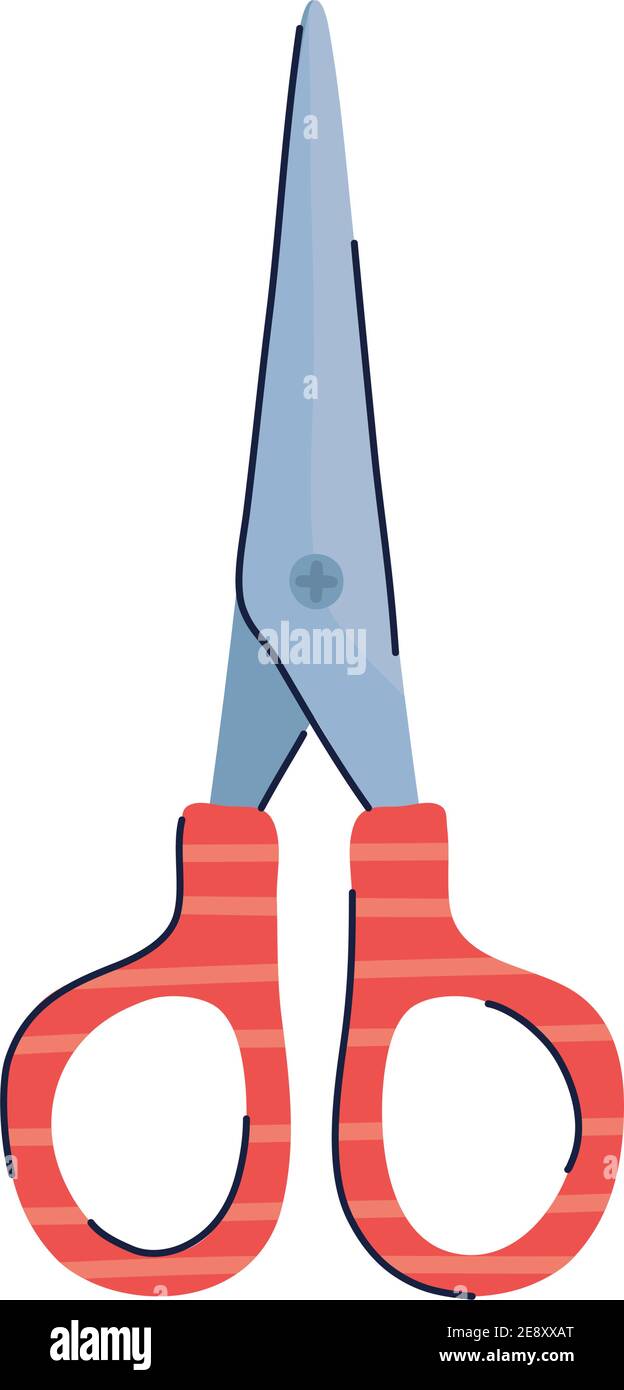 scissors school supply isolated icon Stock Vector Image & Art - Alamy