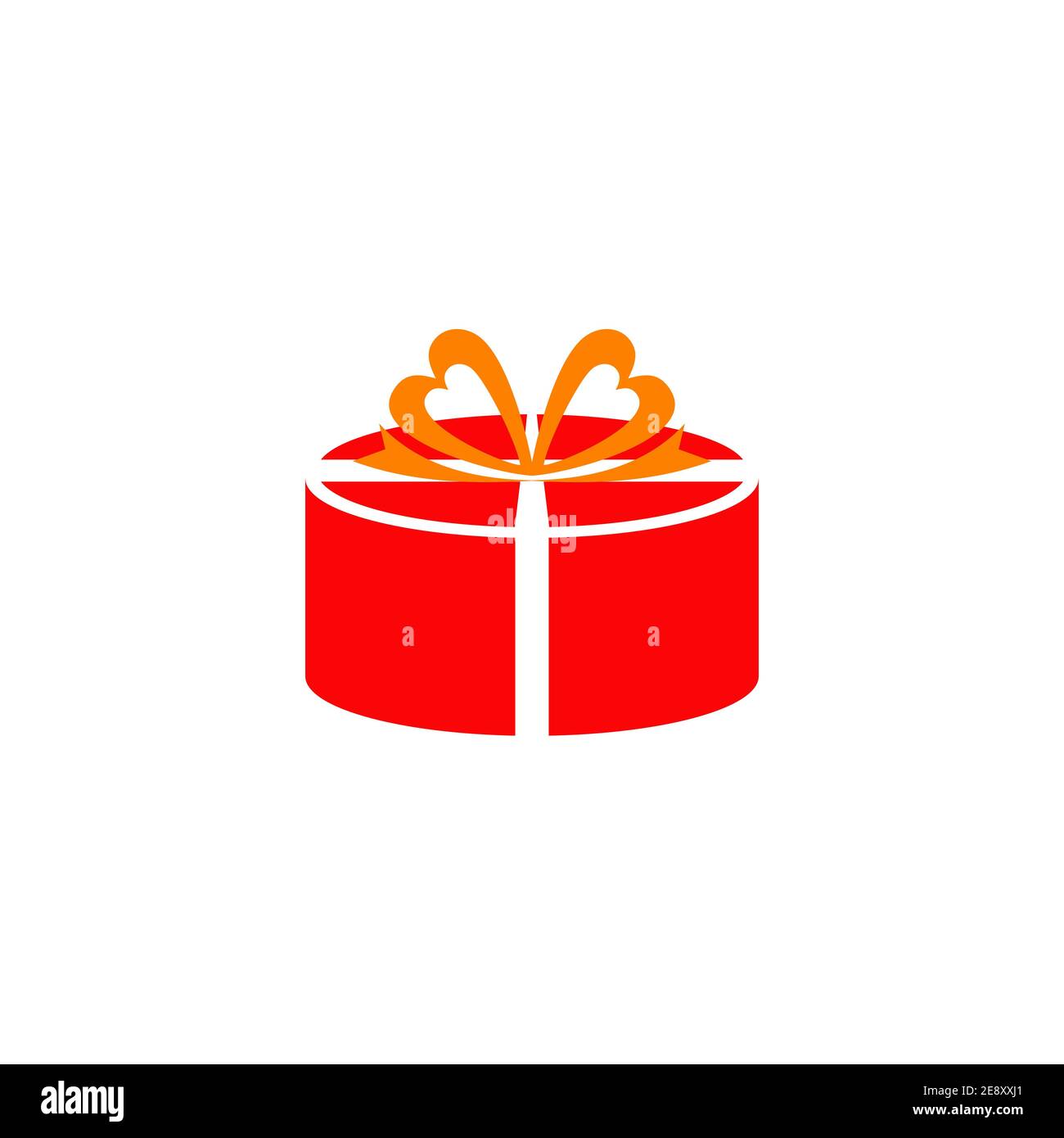 Gift box logo Stock Vector Images - Alamy