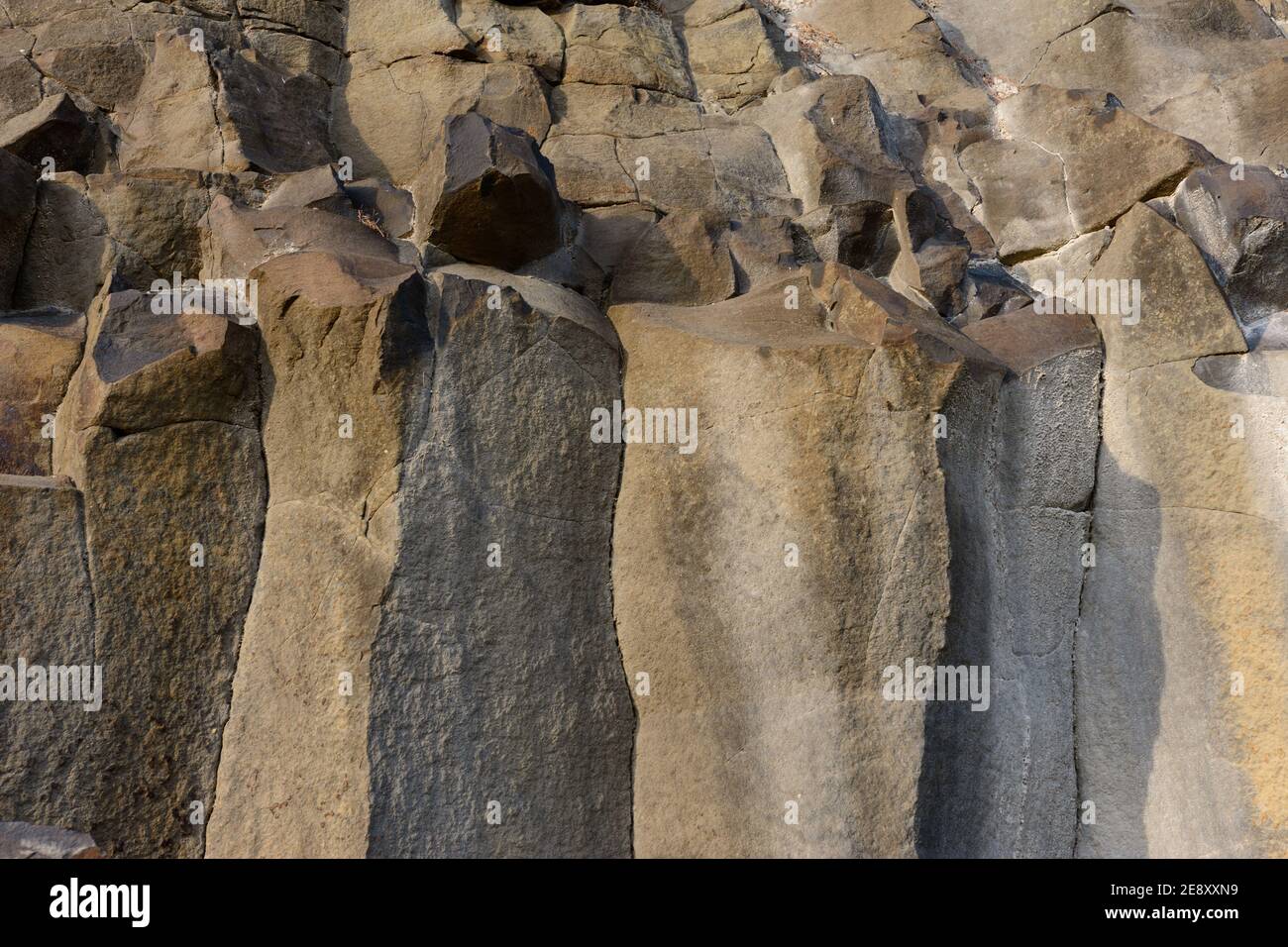 Natural basalt stone, basalt pillars in nature.new Stock Photo - Alamy