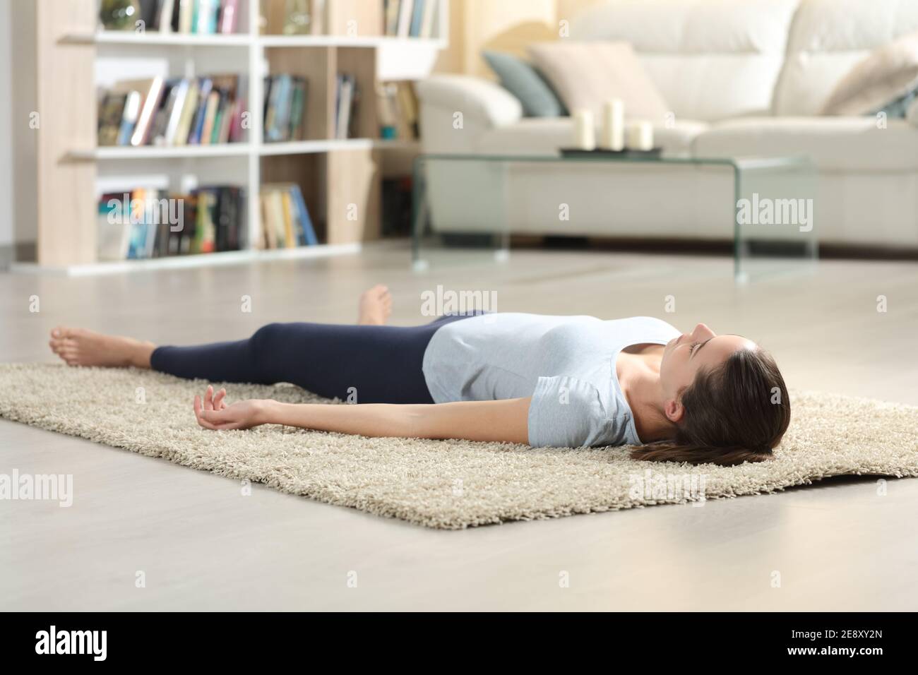 Savasana hi-res stock photography and images - Alamy