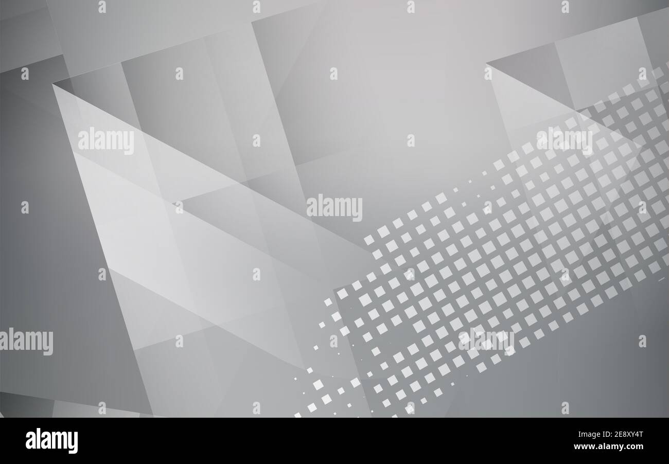 Abstract wide technology background with hexagons and gear wheels. Hi ...