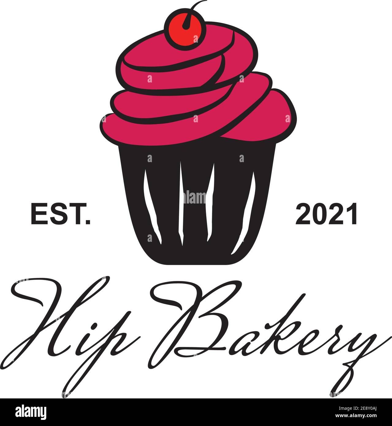 Pastry food breakfast man Stock Vector Images - Alamy