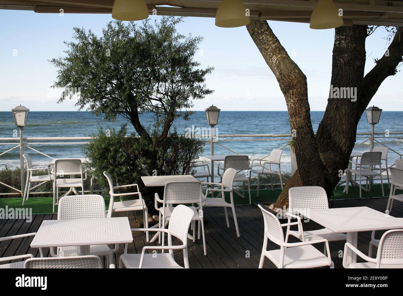 Tables chairs in open hi-res stock photography and images - Alamy