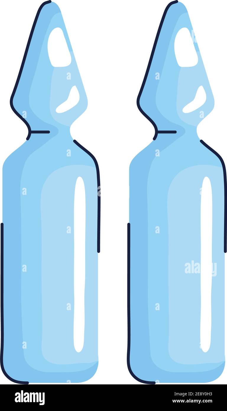medical vials drugs isolated icon Stock Vector Image & Art - Alamy