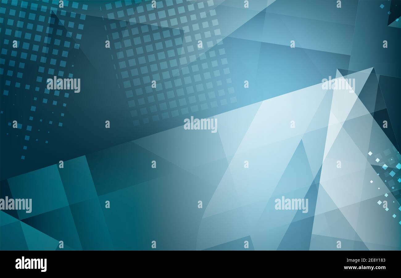 Abstract wide technology background with hexagons and gear wheels. Hi ...