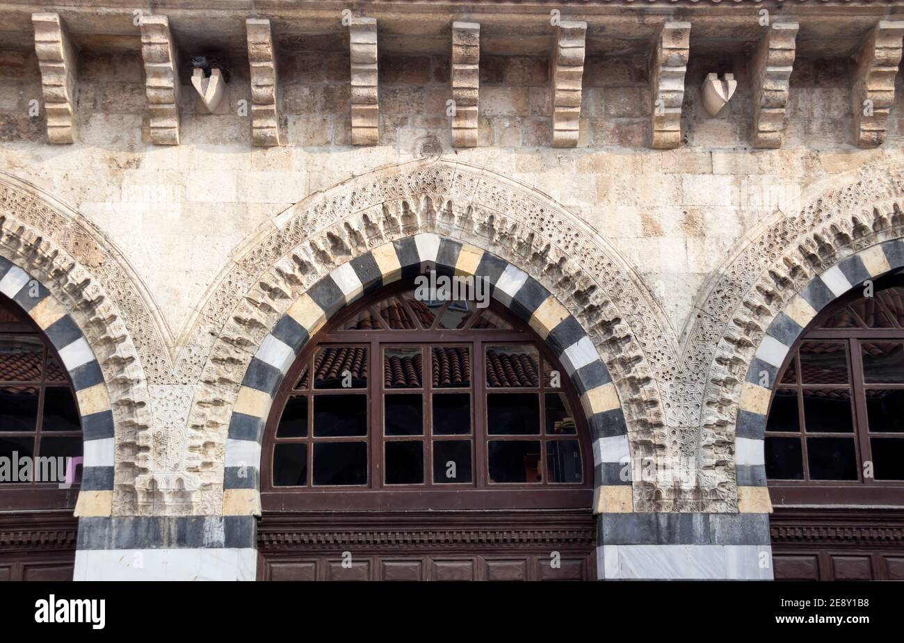 Turkish style mosque window, Ulu Mosque, Adana, Turkey Stock Photo - Alamy