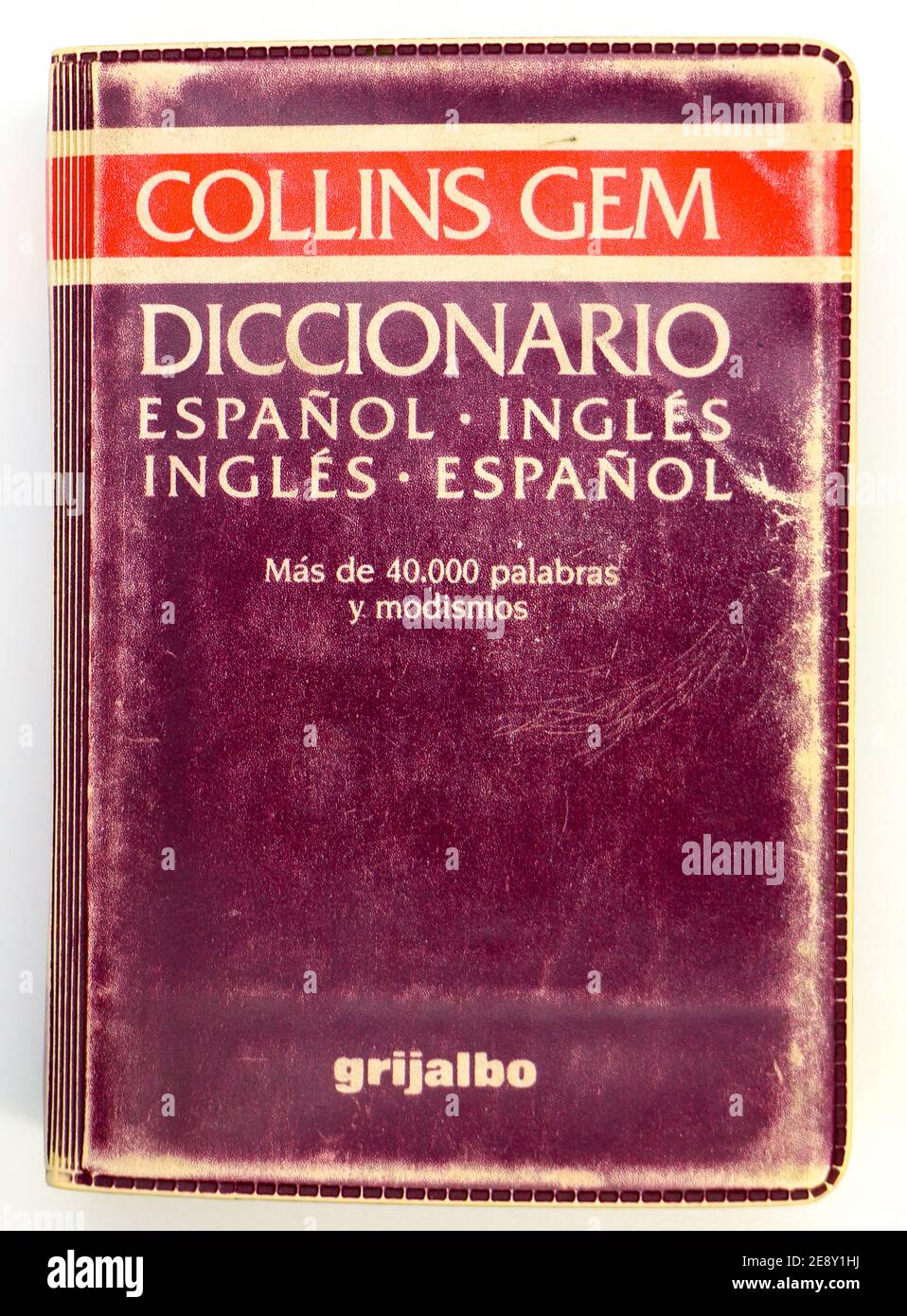 Photo of a Battered and worn copy of Collins gem Spanish English ...
