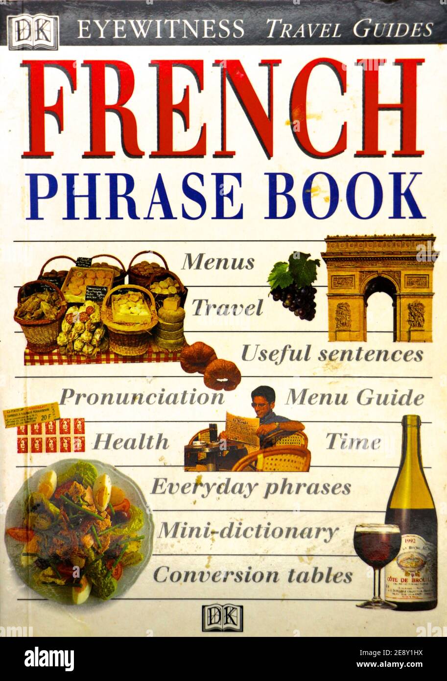 Photo of a Used English French phrase book Eyewitness Travel Guides ...