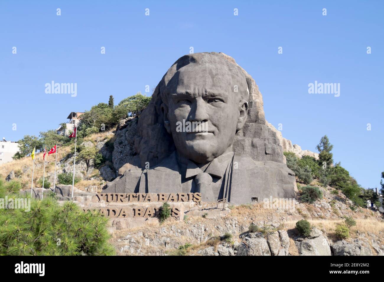 Statue of Ataturk, the founder of modern Turkey, Buca Stock Photo - Alamy