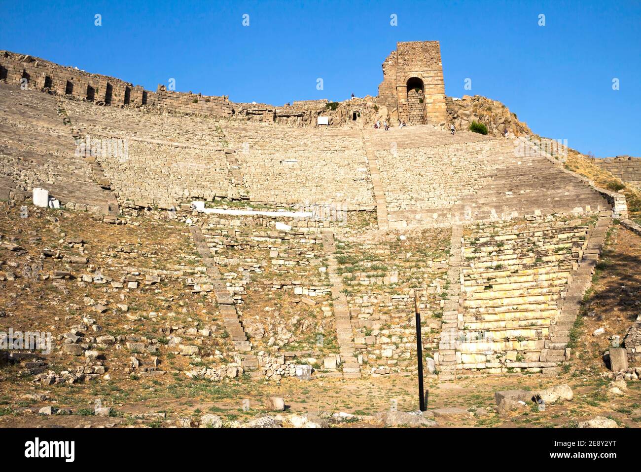 The ancient theatre at Pergamon in Turkey Stock Photo - Alamy
