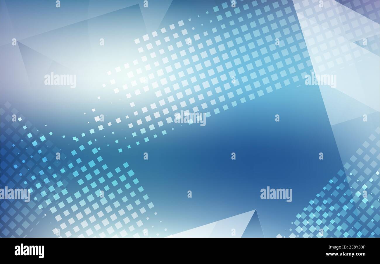 Abstract wide technology background with hexagons and gear wheels. Hi ...