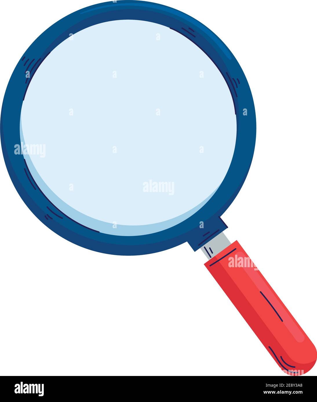 magnifying glass searching tool icon Stock Vector Image & Art - Alamy