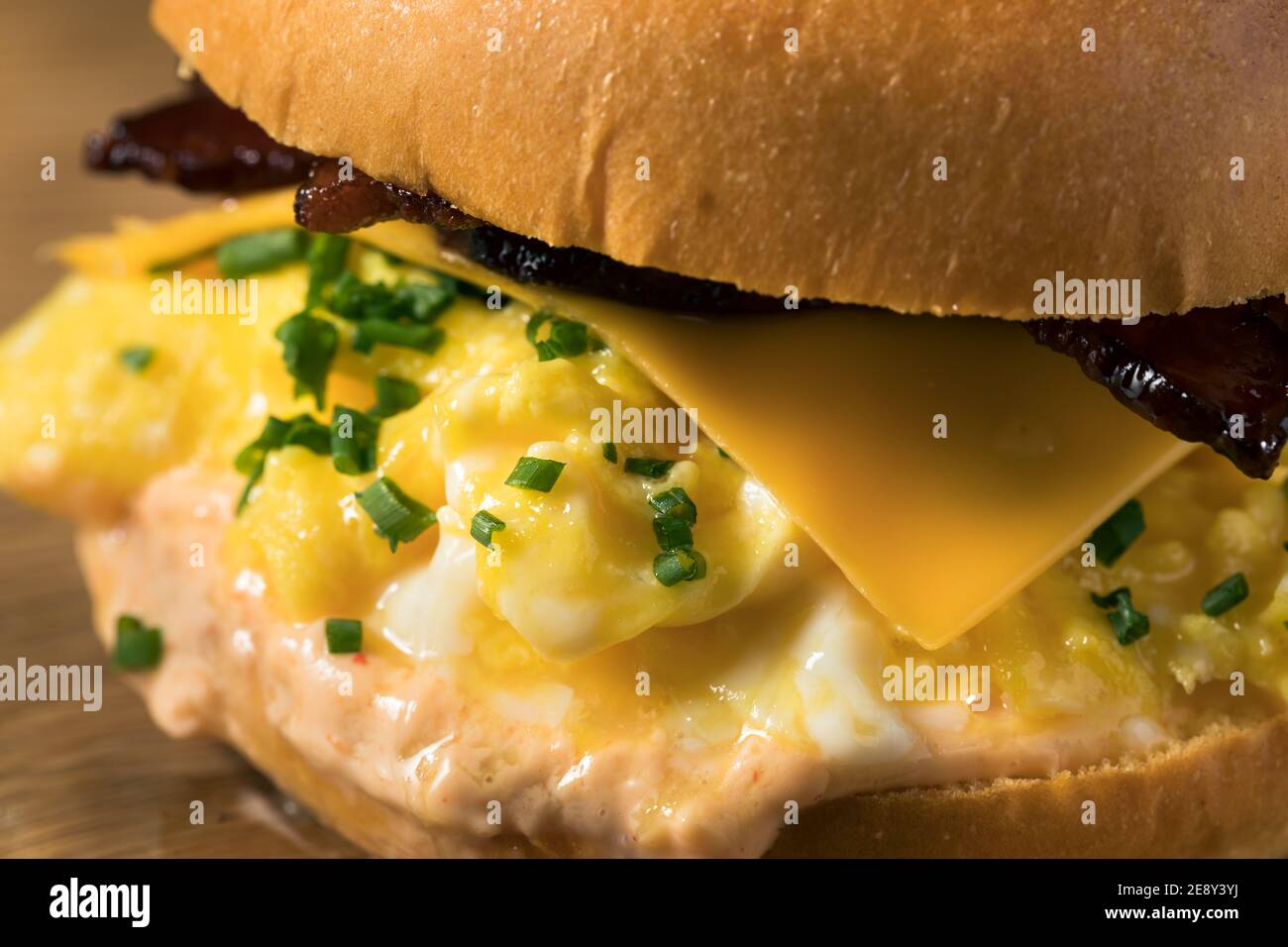Brioche bun bacon egg hi-res stock photography and images - Alamy