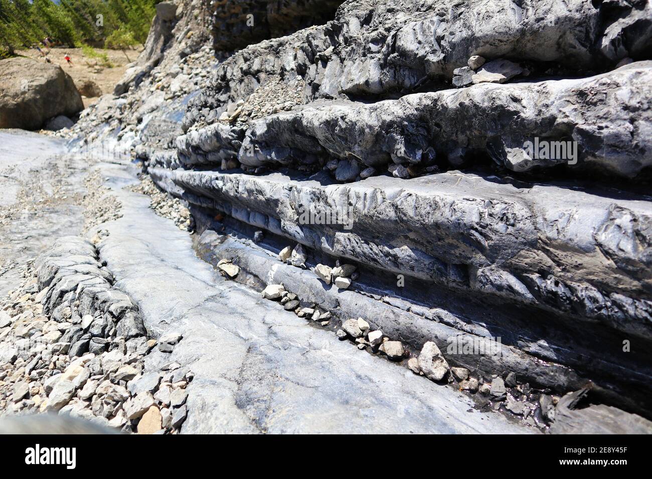 Alberta canada rock slide hi-res stock photography and images - Alamy