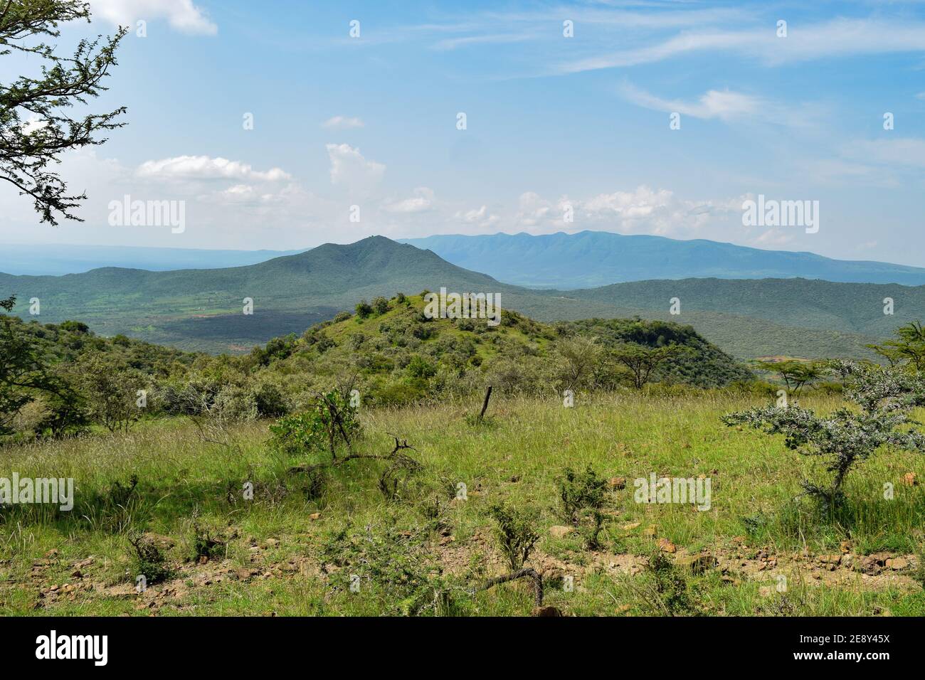 Scenic mountain landscapes in Aberdare Ranges, Kenya Stock Photo - Alamy