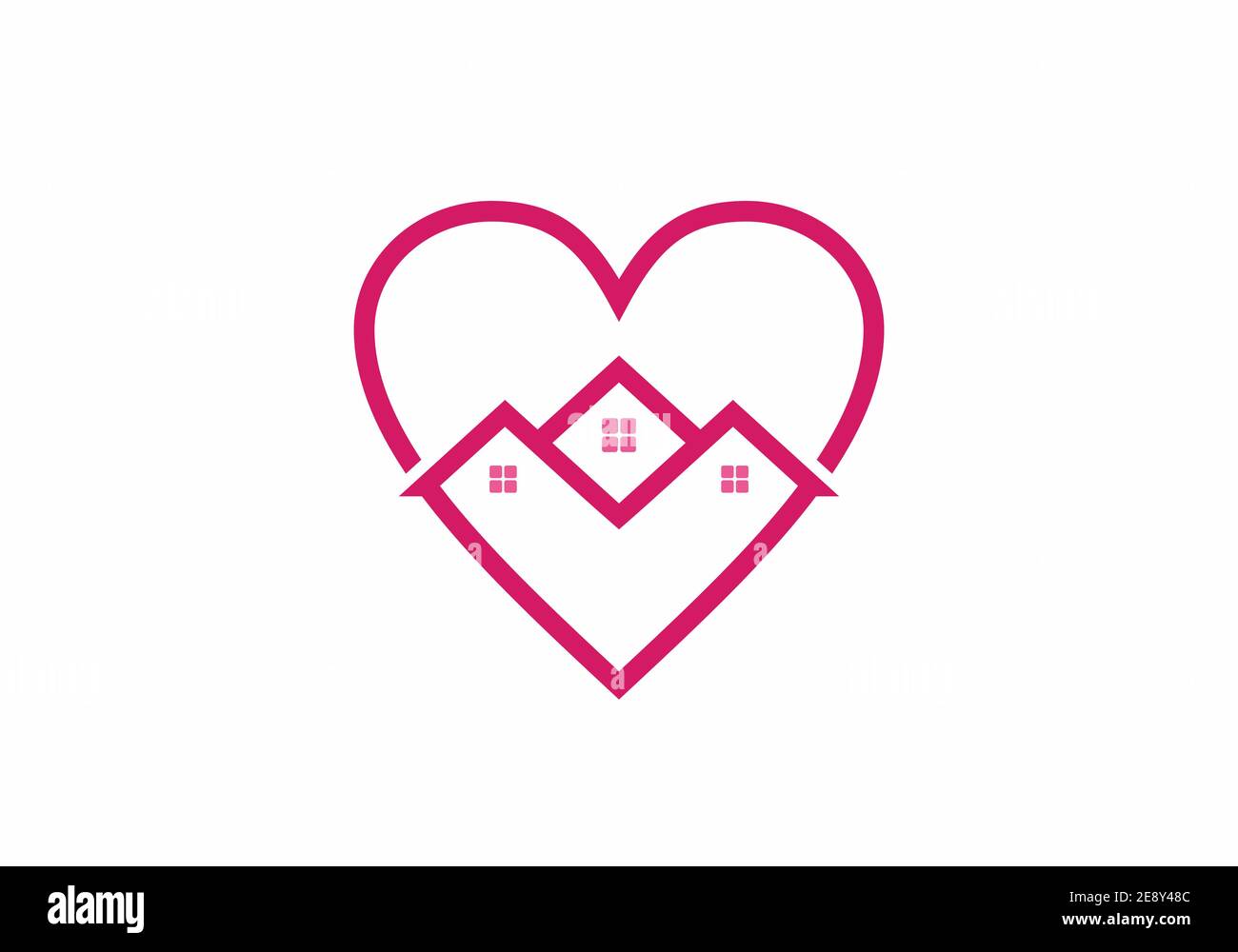 Home sweet home sign in house Stock Vector Images - Alamy