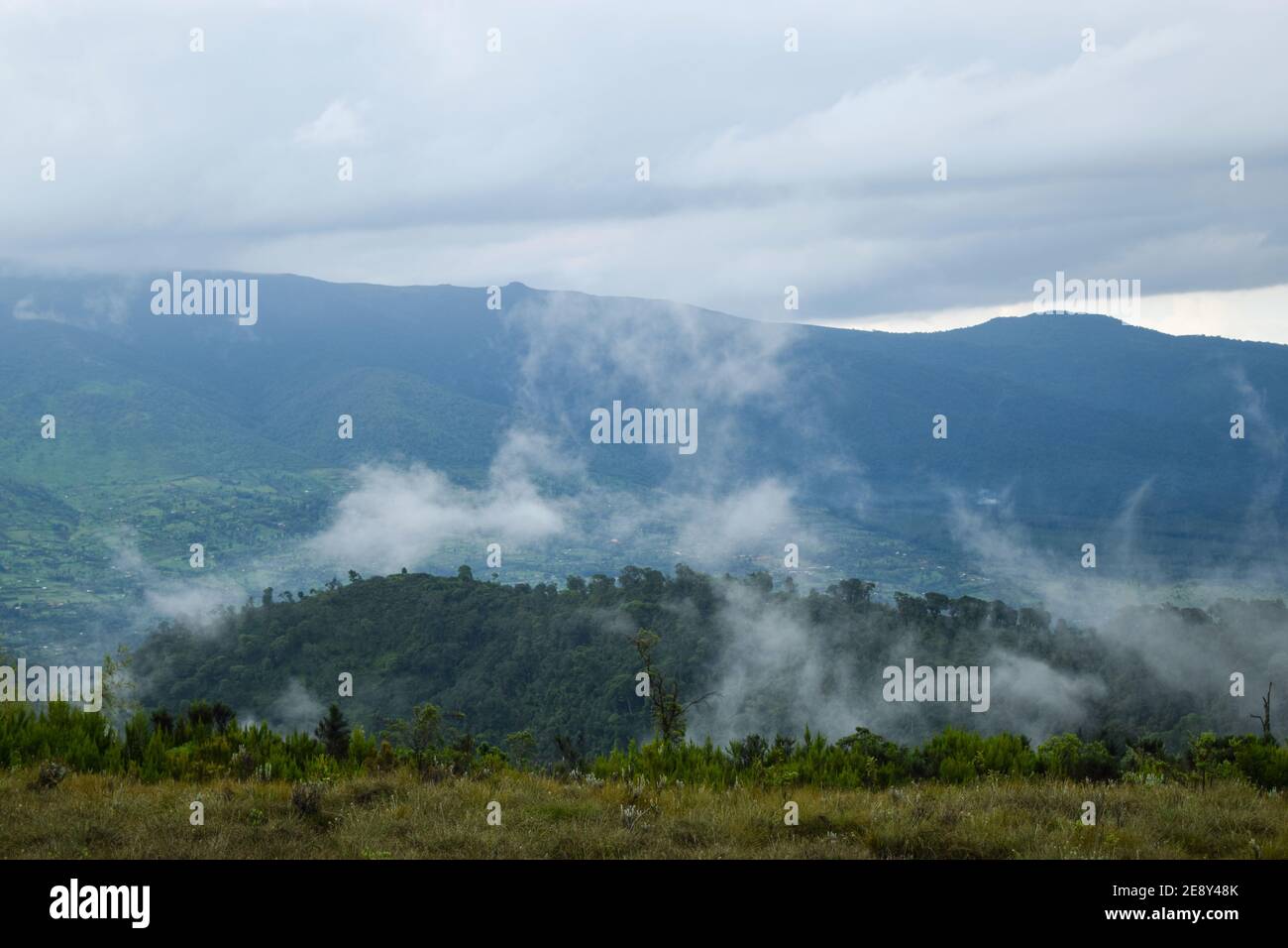 Scenic mountain landscapes in Aberdare Ranges, Kenya Stock Photo - Alamy