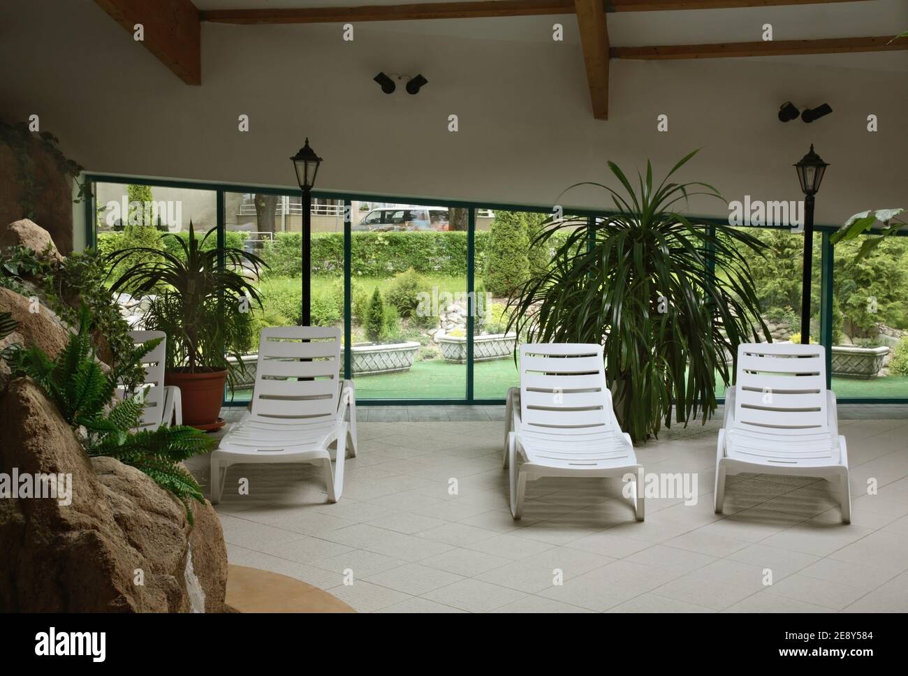 Spa Hotel Aphrodite in Rajecke Teplice. Slovakia Stock Photo - Alamy