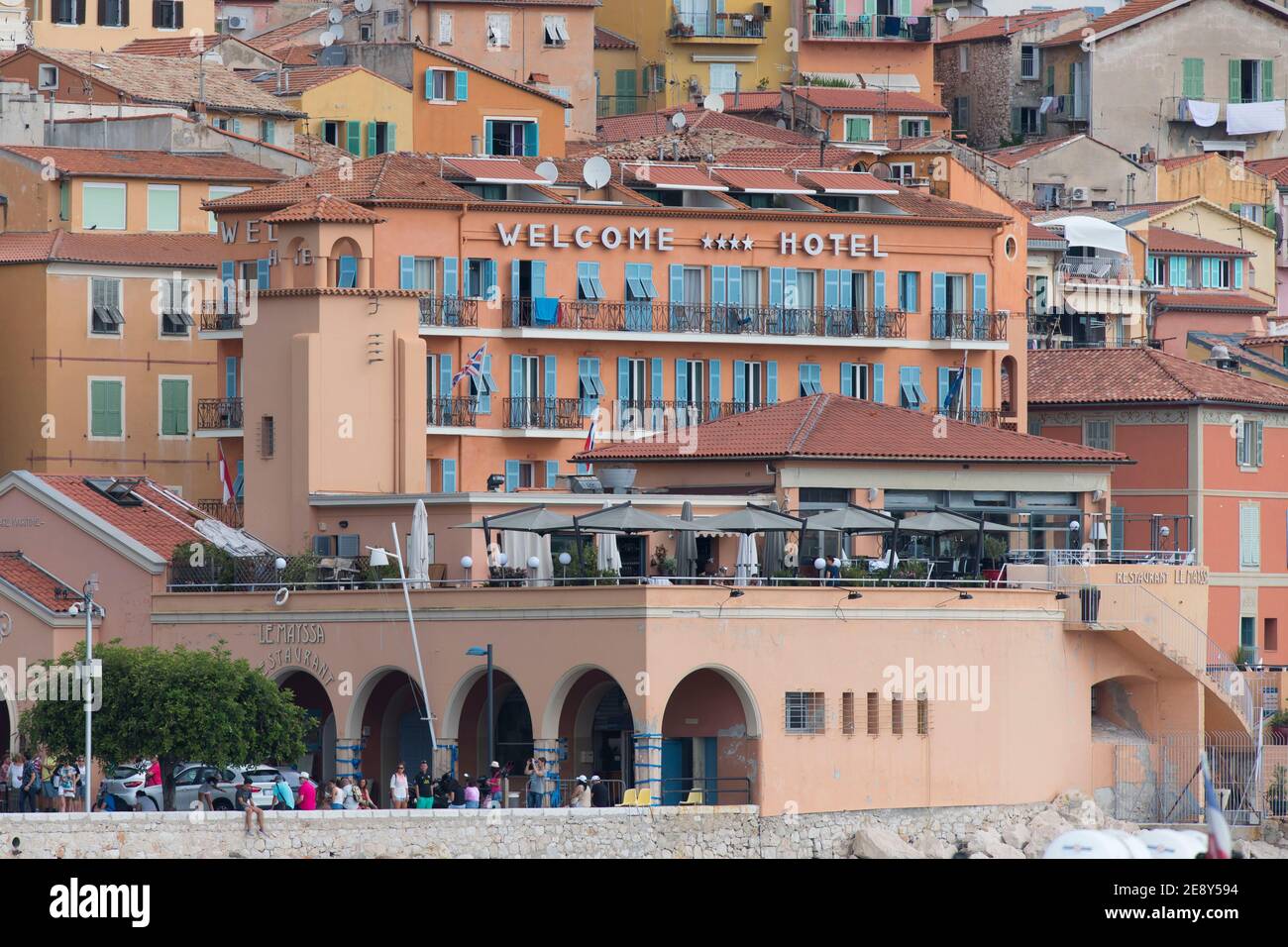 A general view of the Welcome Hotel in Nice in France Stock Photo - Alamy