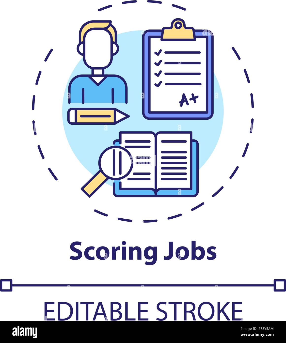 Interview online study school Stock Vector Images - Alamy